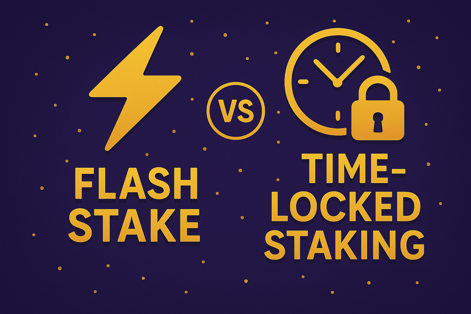 Flash Stake vs Time-Locked Staking: Key Differences Explained