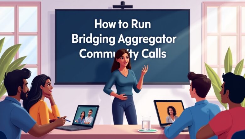 How to Run Bridging Aggregator Community Calls Effectively